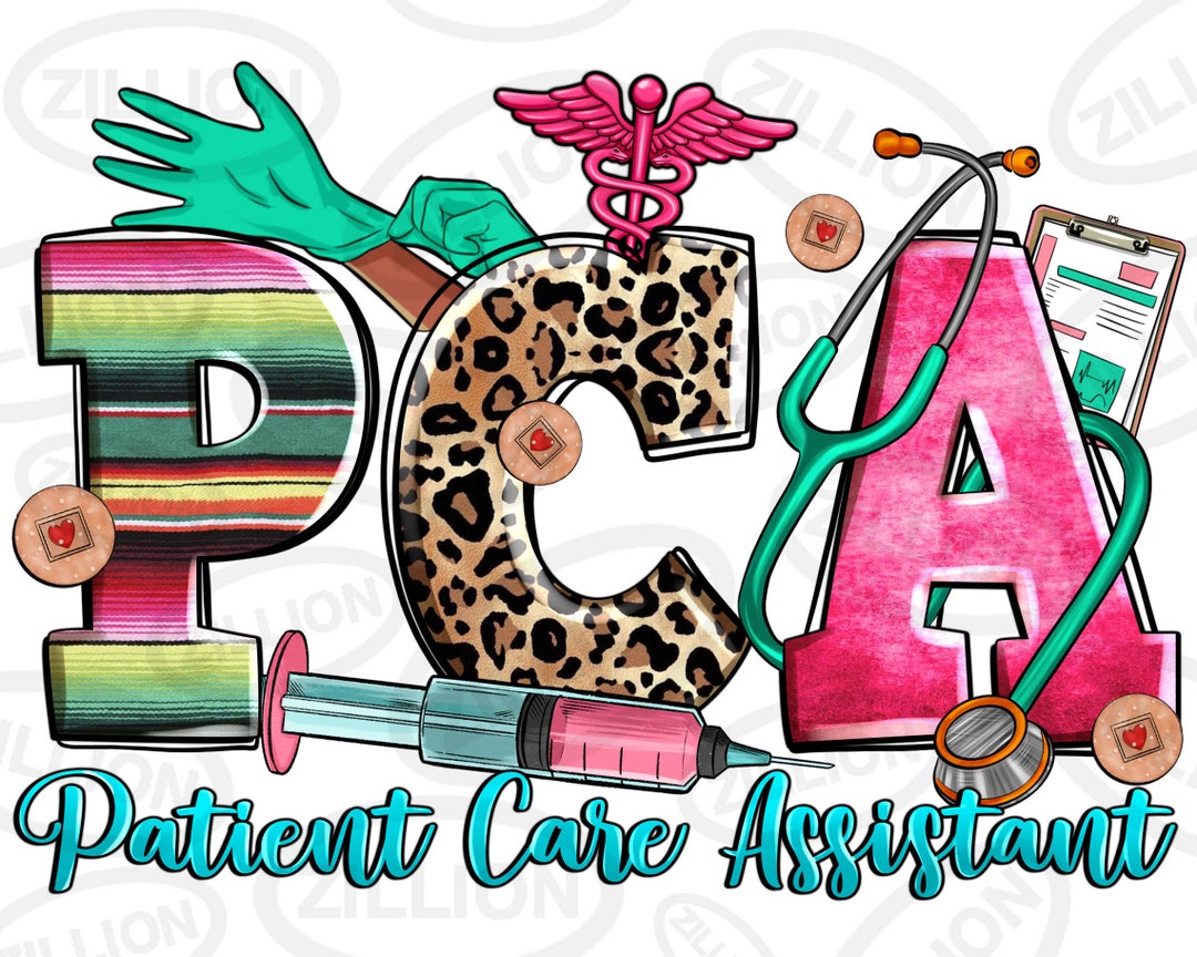 PCA Patient Care Assistant Png Sublimation Design Download, Western PCA ...