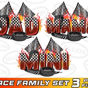 Race Family Set Png Sublimation Design Download, Racing Png, Family ...