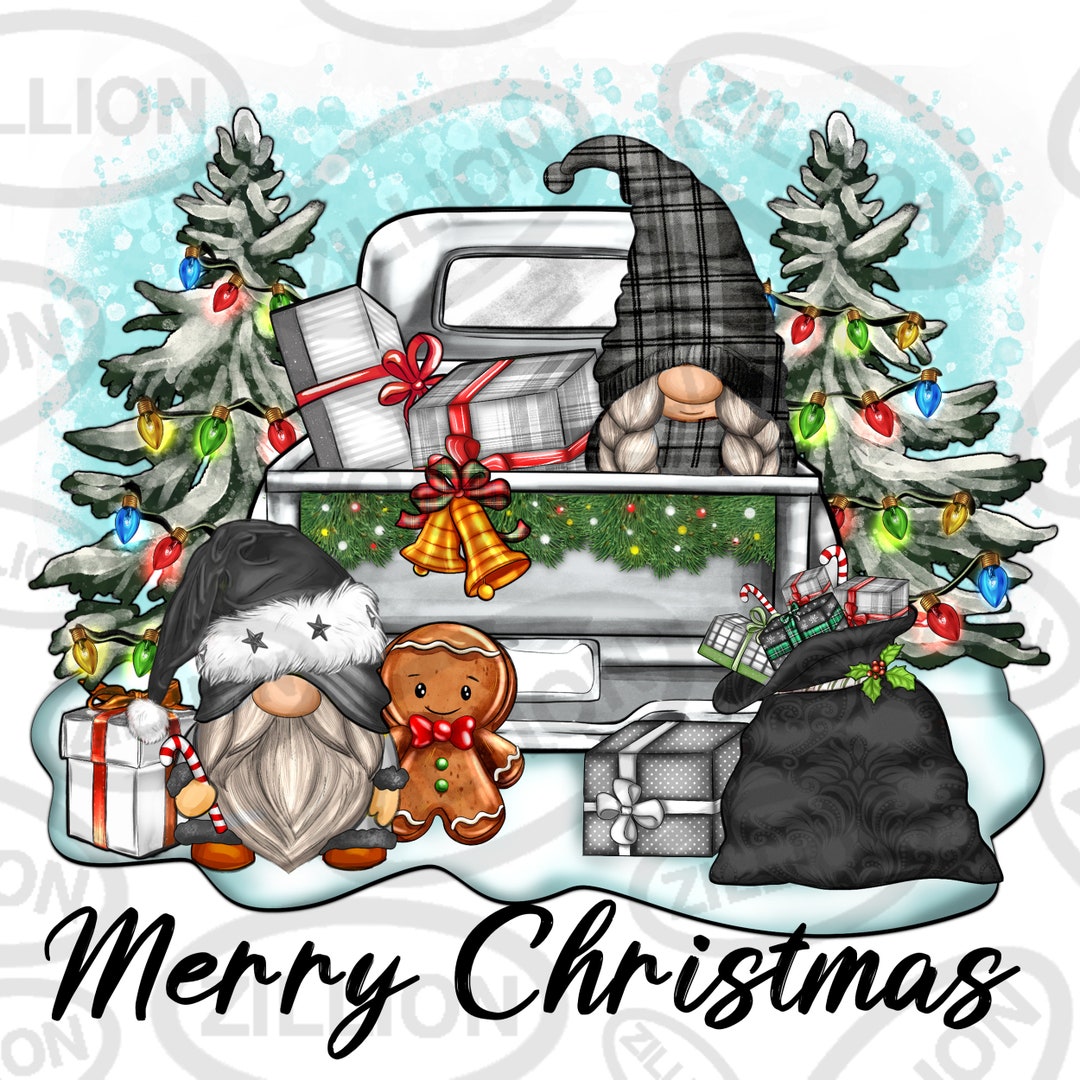 Merry Christmas Gnomes Png Sublimation Design Download, Christmas Png ...