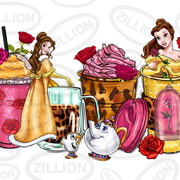 Princess Coffee Png - Etsy