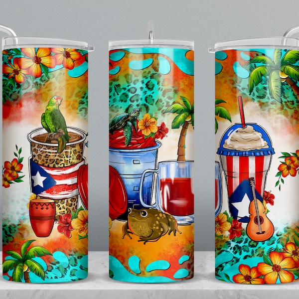 Sublimation Puerto Rico Designs for 20oz - Etsy