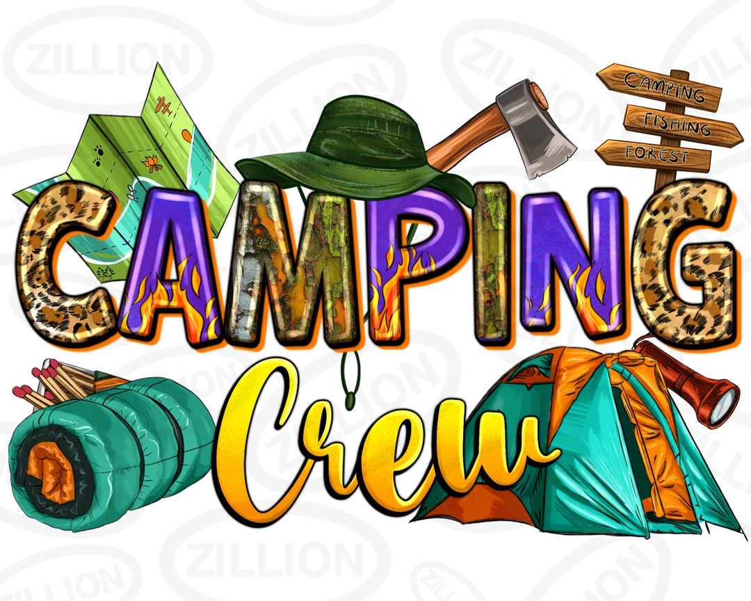 Camping Crew Png Sublimation Design Download, Camp Life Png, Camping ...