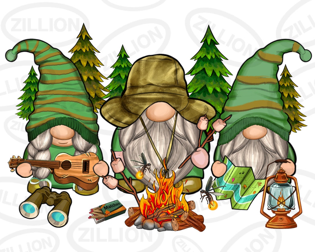 Camping Gnomes Png Sublimation Design Download, Camp Life Png, Camping ...