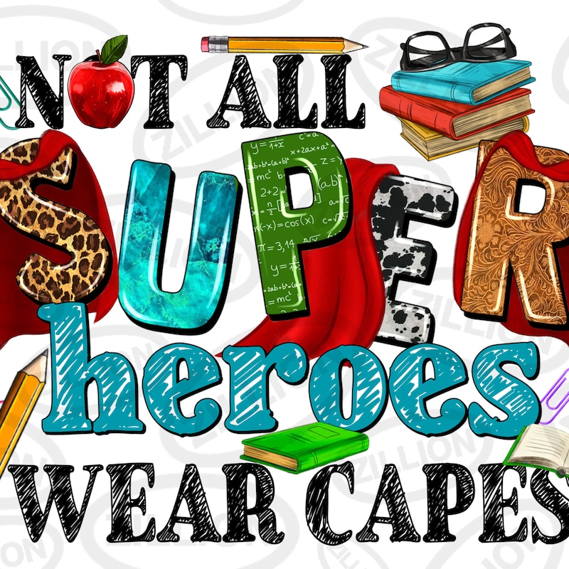 Super Teacher Cape - Etsy