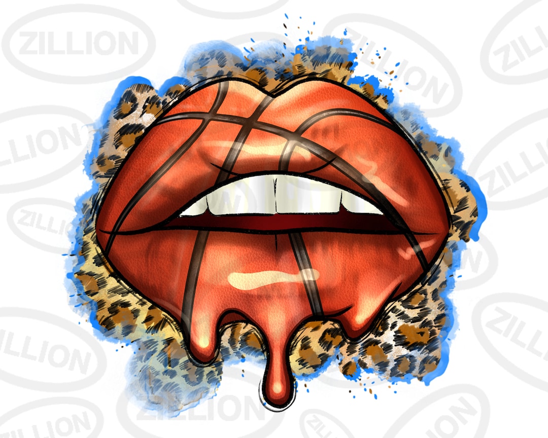 Basketball Lip Png Sublimation Design Download, Basketball Game Png ...