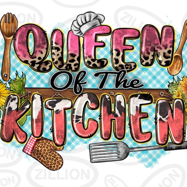 Queen of the Kitchen Png - Etsy