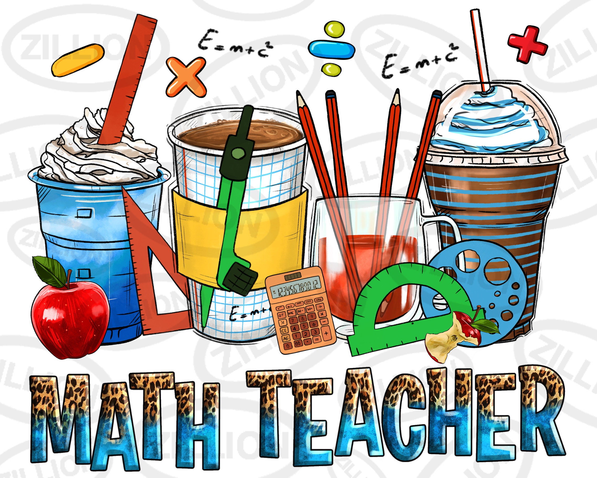 Math Teacher Coffee Cups Png Sublimation Design Coffee Cups - Etsy