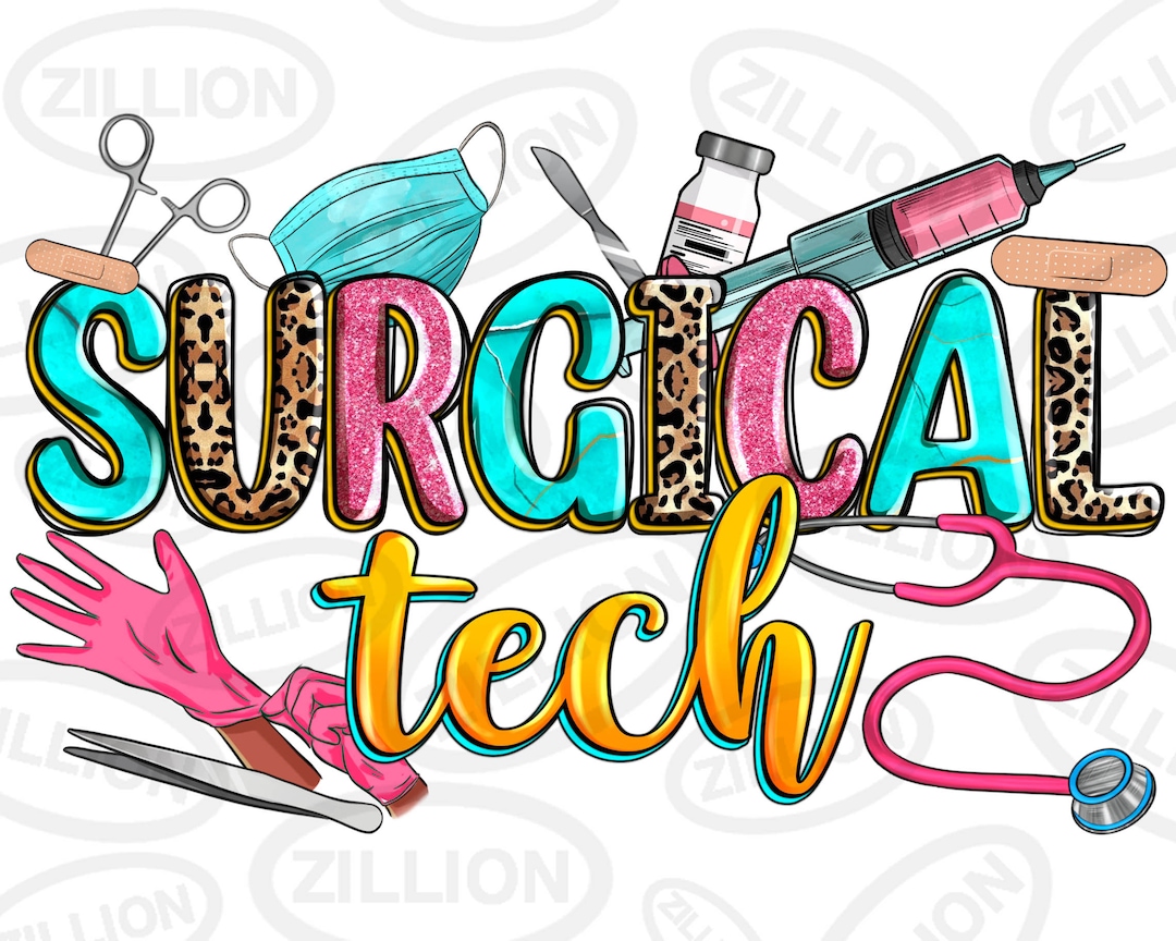 Surgical Tech Png Sublimation Design Download, Surgical Technician Png ...