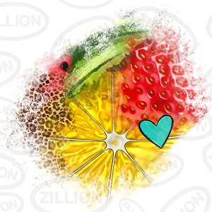 Fruit Patches Png Sublimation Design Bundle, Summer Fruits Png, Western ...