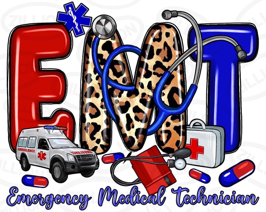 EMT Emergency Medical Technician Png Sublimation Design Download ...