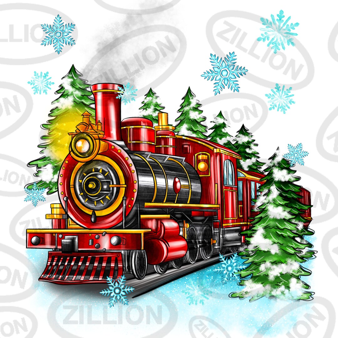 Christmas Polar Express Png Sublimation Design Download, Merry ...