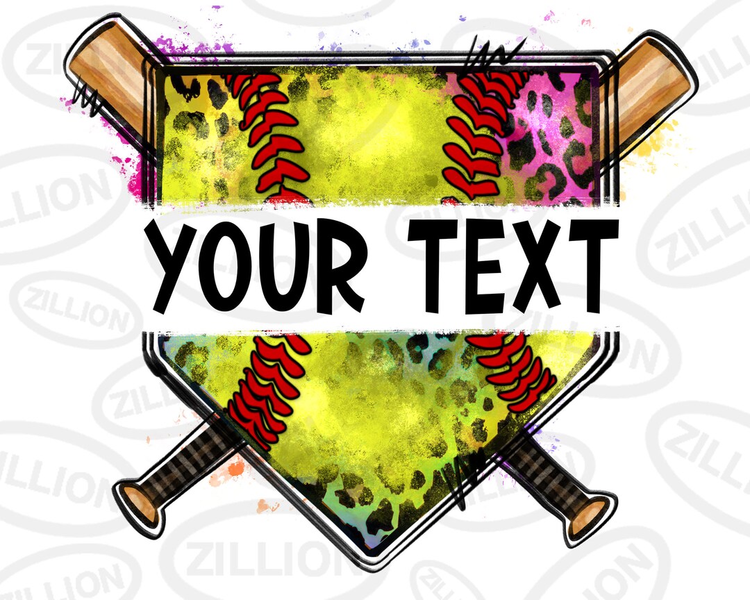 Personalized Softball Home Plate Png Sublimation Design Download ...