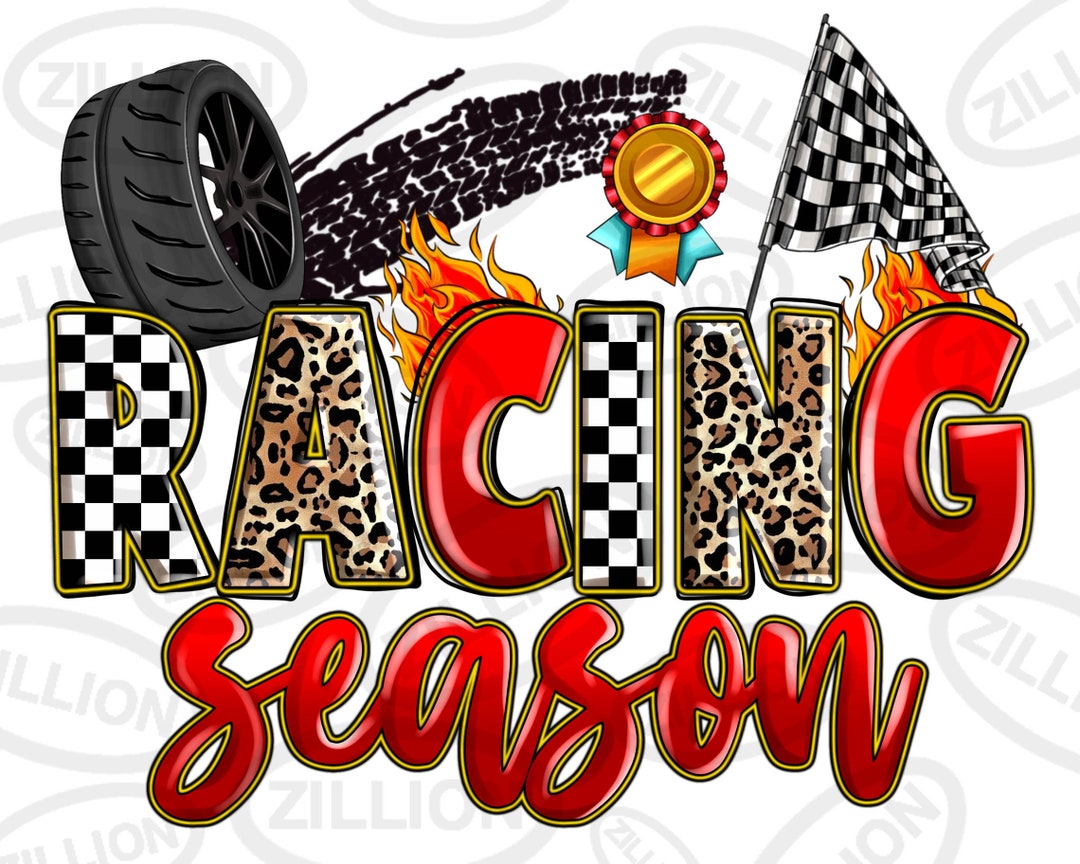 Racing Season Png Sublimation Design Download, Sport Png, Game Day Png ...