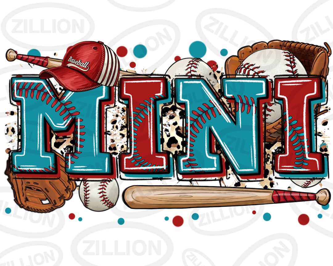 Baseball Mini Png Sublimation Design Download, Baseball Game Png, Sport ...