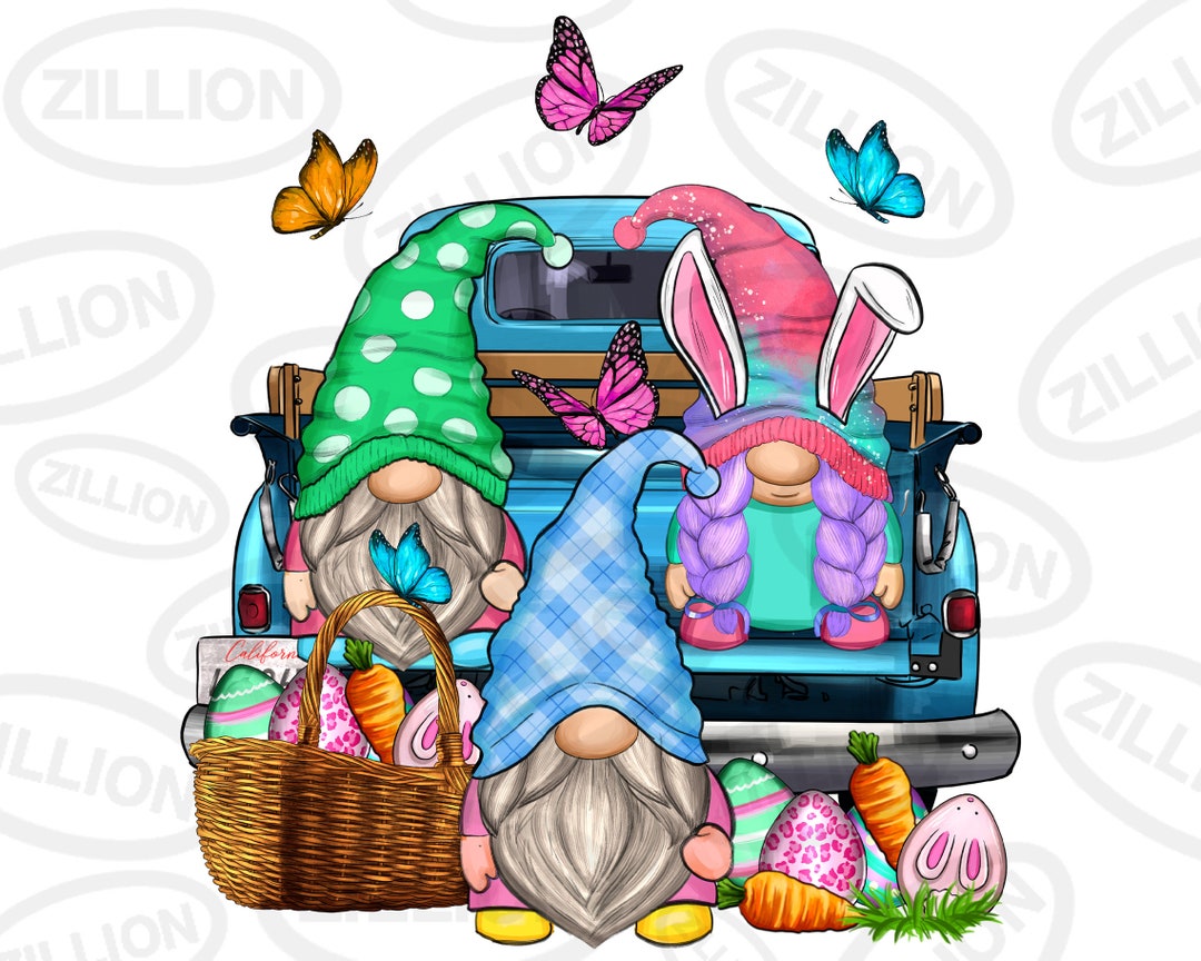 Easter Farm Truck Png Sublimation Design Download, Happy Easter Day Png ...