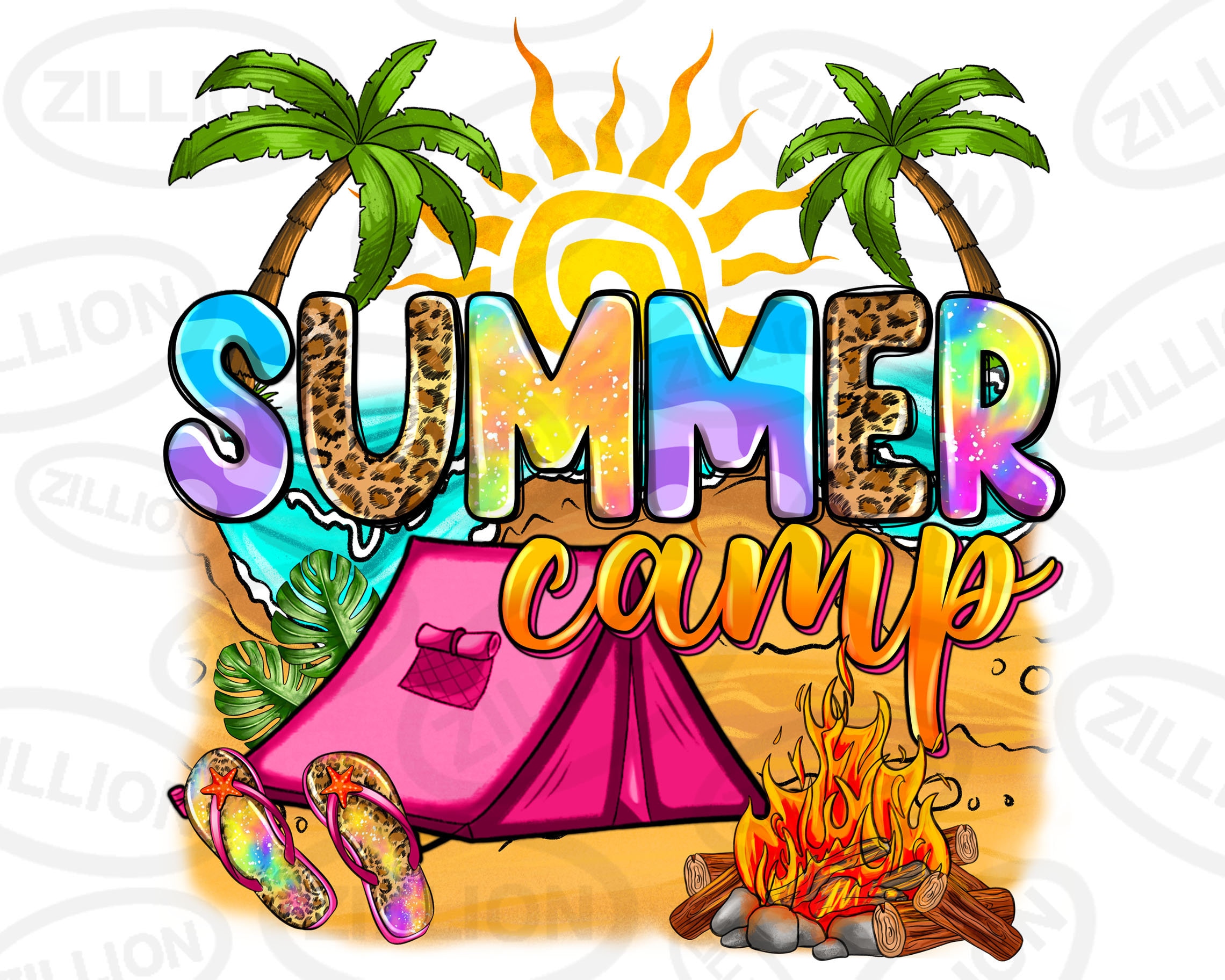 Summer Camp Png Sublimation Design Download, Hello Summer Png, Campin ...