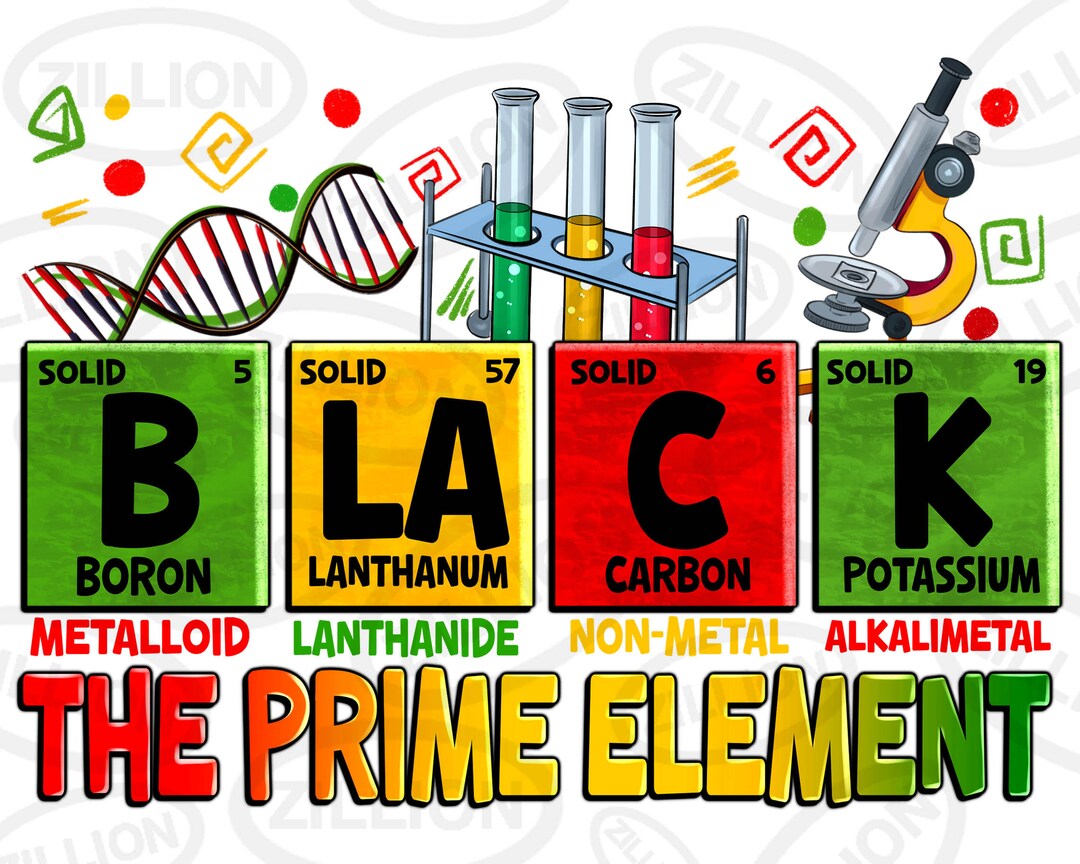 Black the Prime Element Png Sublimation Design Download, 1865 Vibes Png ...