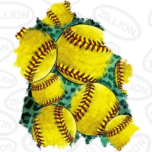 Softball Patches Png Sublimation Design Bundle, Softball Png, Sport ...