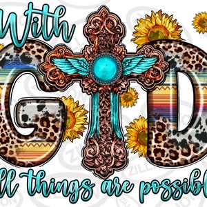 With God All Things - Etsy