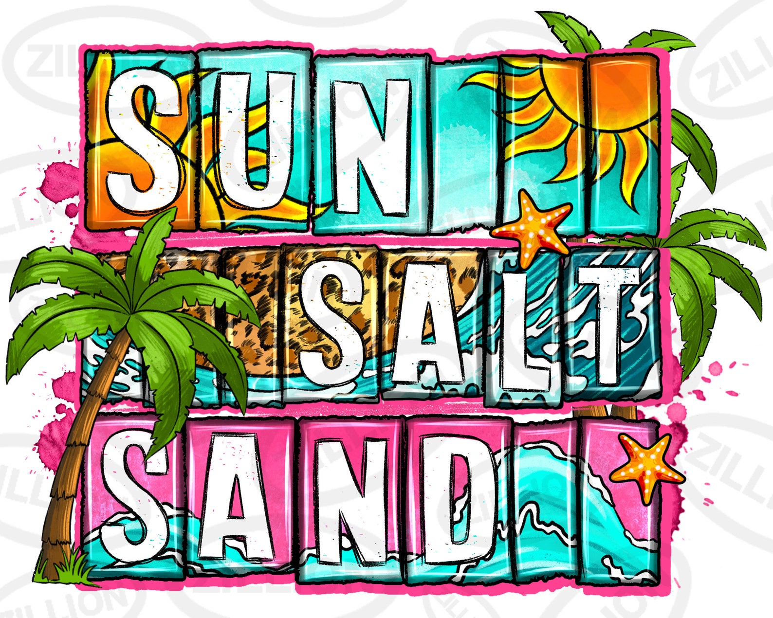 Sun Salt Sand Summer Png Sublimation Design Download, Hello Summer Png ...