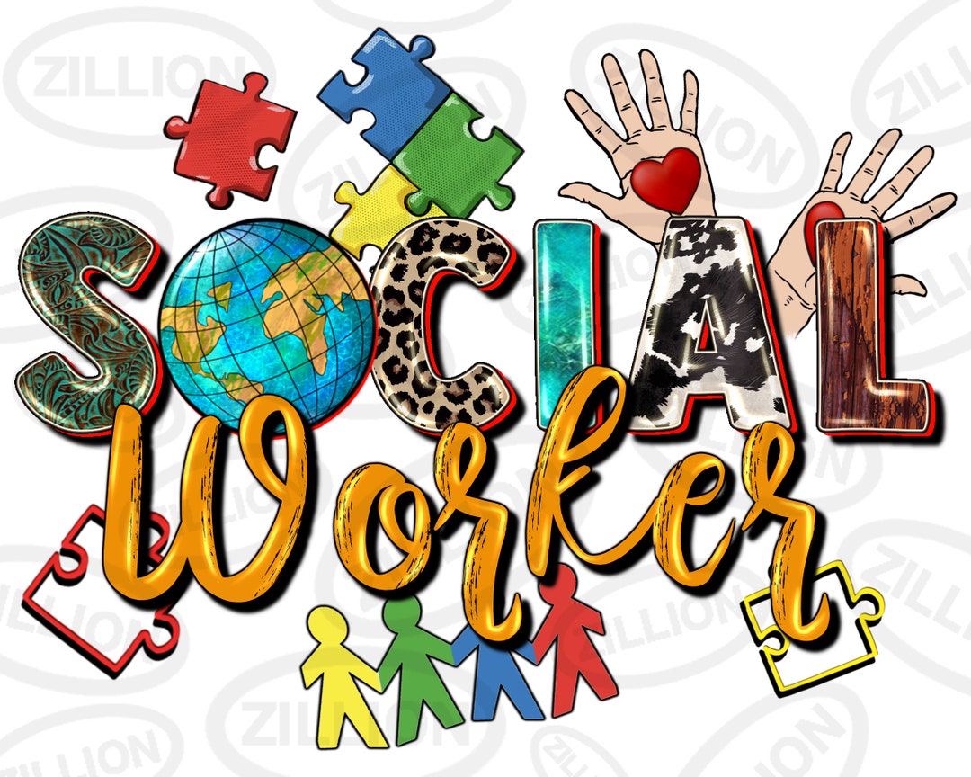 Social Worker Png Sublimation Design Download, Western Social Worker ...