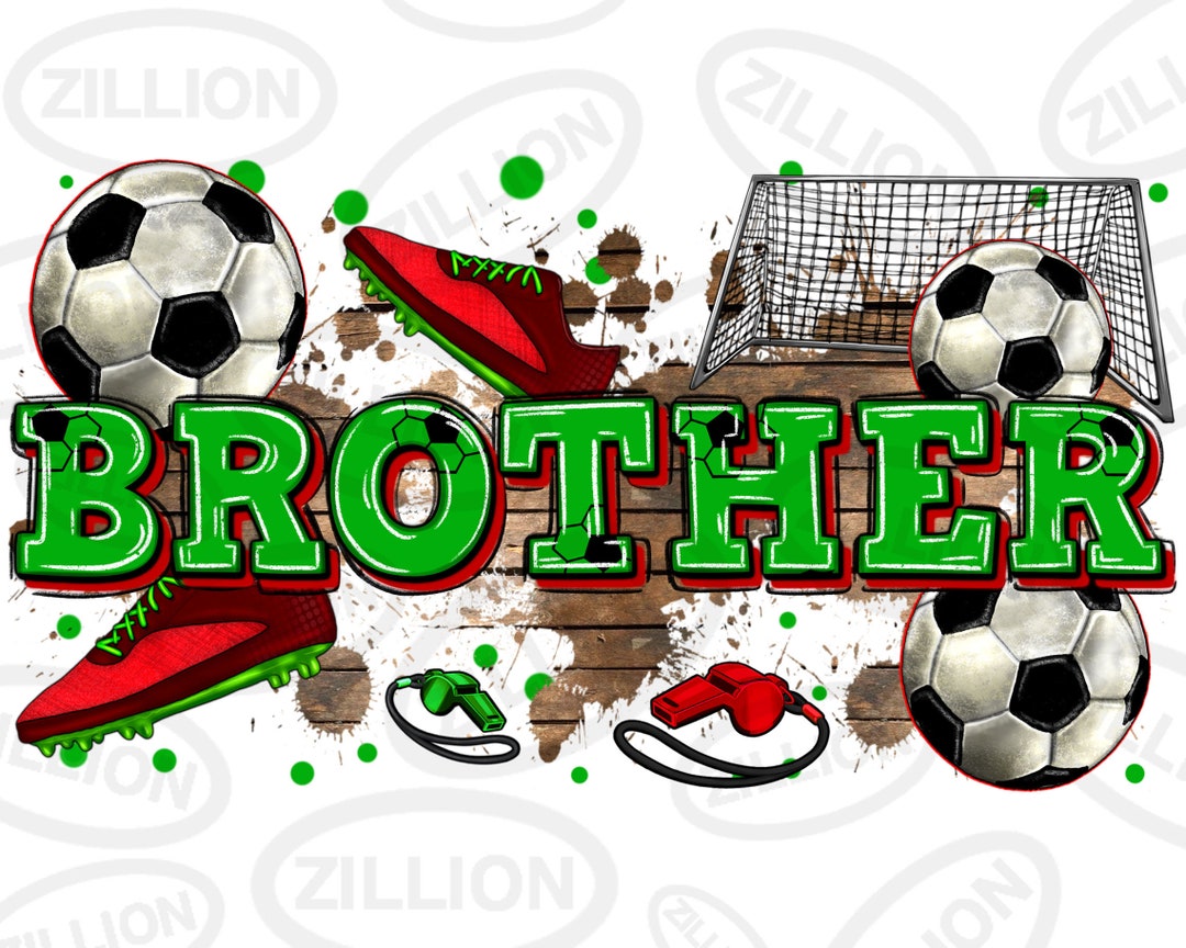 Soccer Brother Png Sublimation Design Download, Soccer Game Png, Sport ...