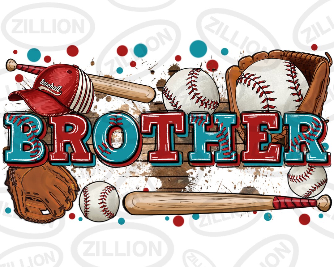 Baseball Brother Png Sublimation Design Download, Baseball Game Png ...