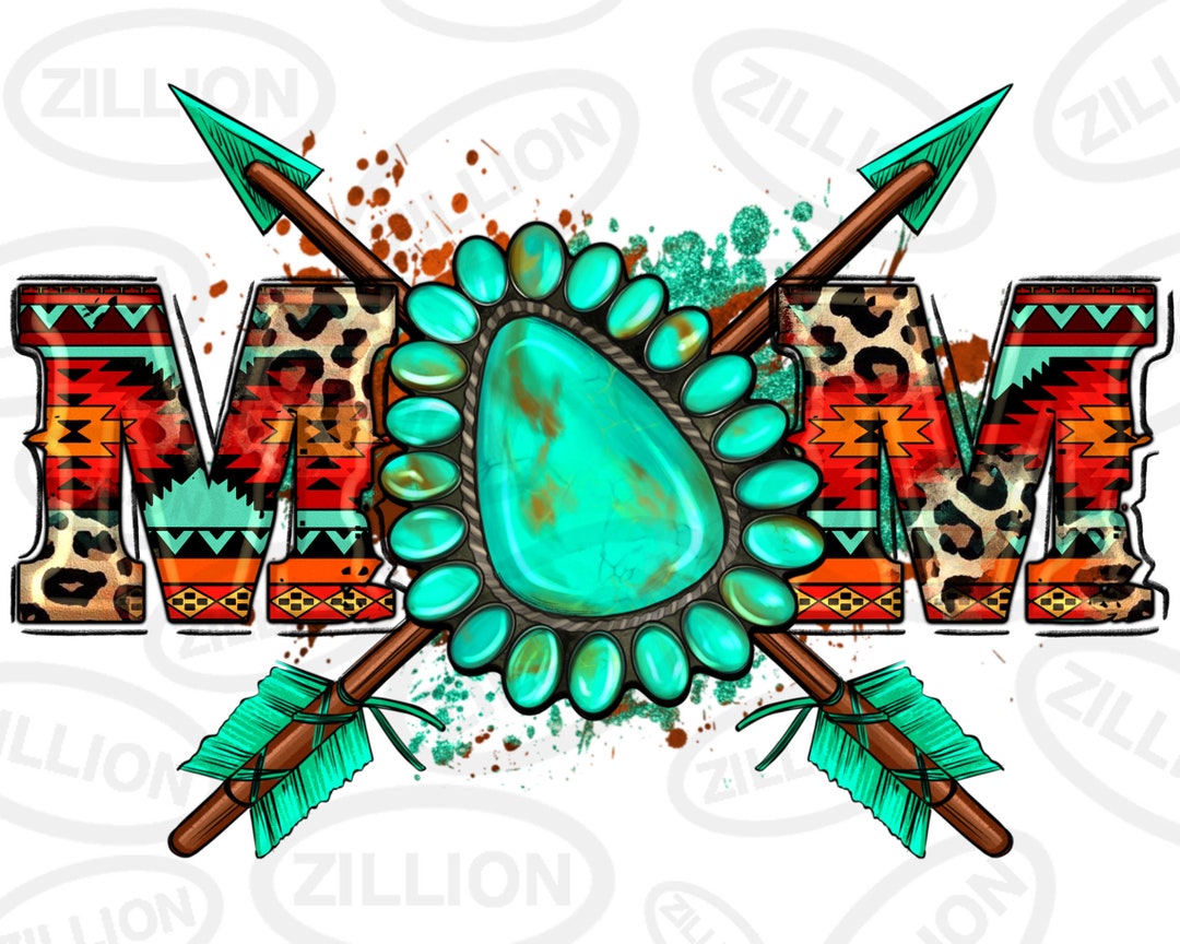 Aztec Mom Png Sublimation Design Download, Mother's Day Png, Western ...
