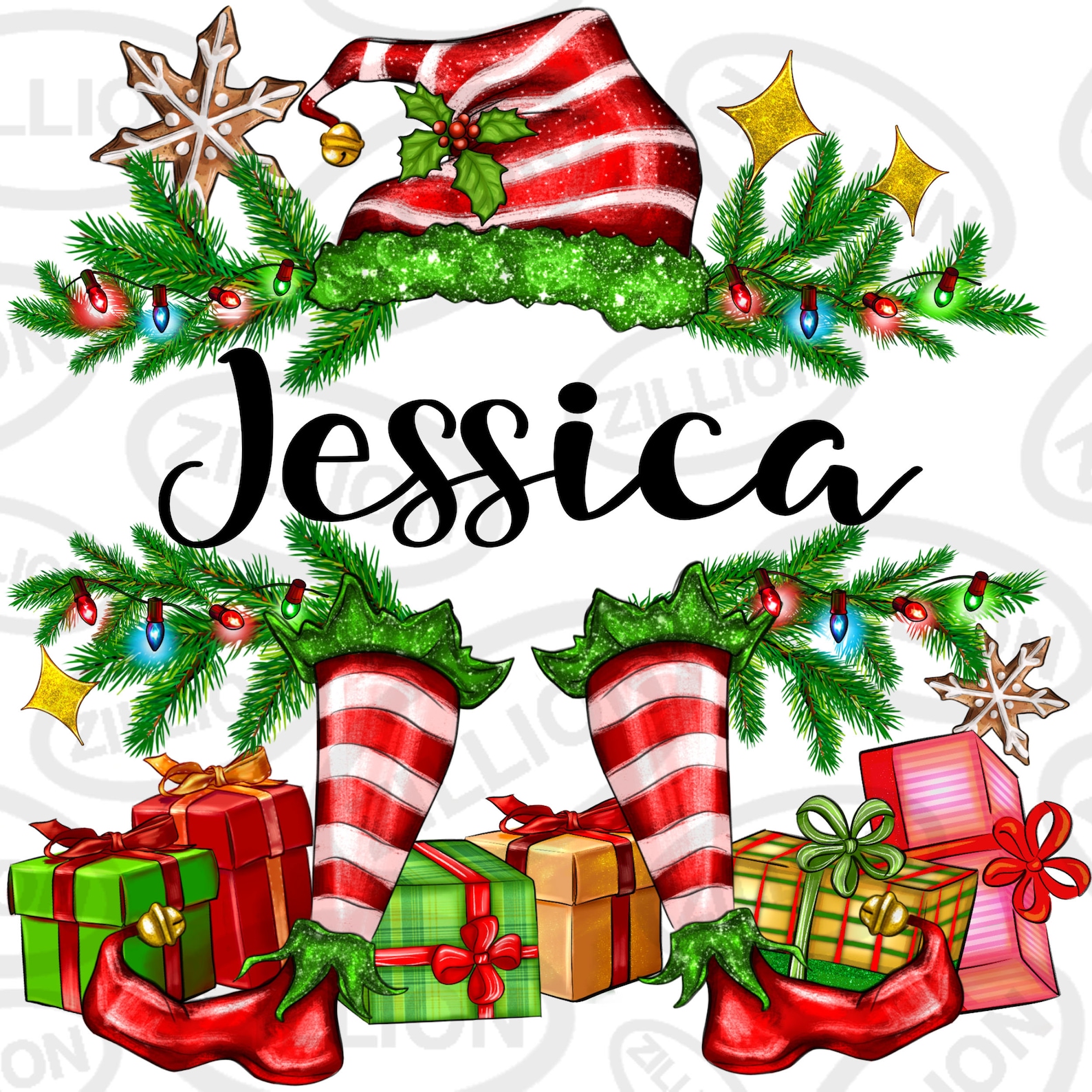 Personalized Christmas Elf Png Sublimation Design Download, Merry ...