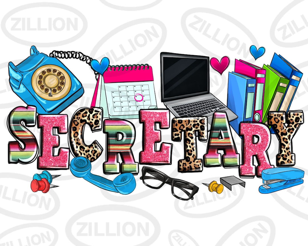 Secretary Png Sublimation Design Download, Western Secretary Png ...