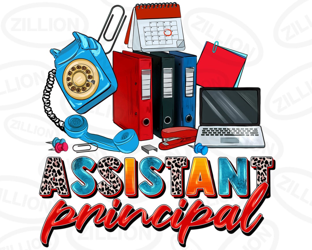 Assistant Principal Png Sublimation Design Download, Western Assistant ...