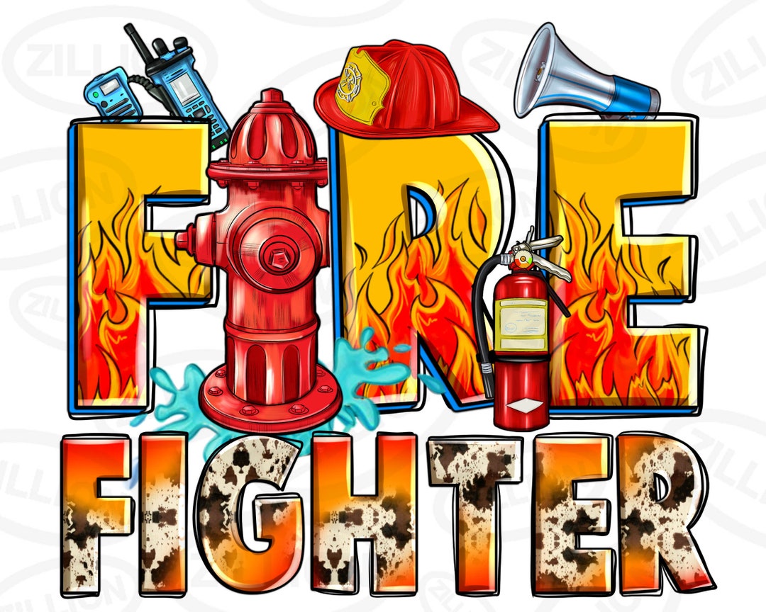 Firefighter Png Sublimation Design Download, Western Firefighter Png ...