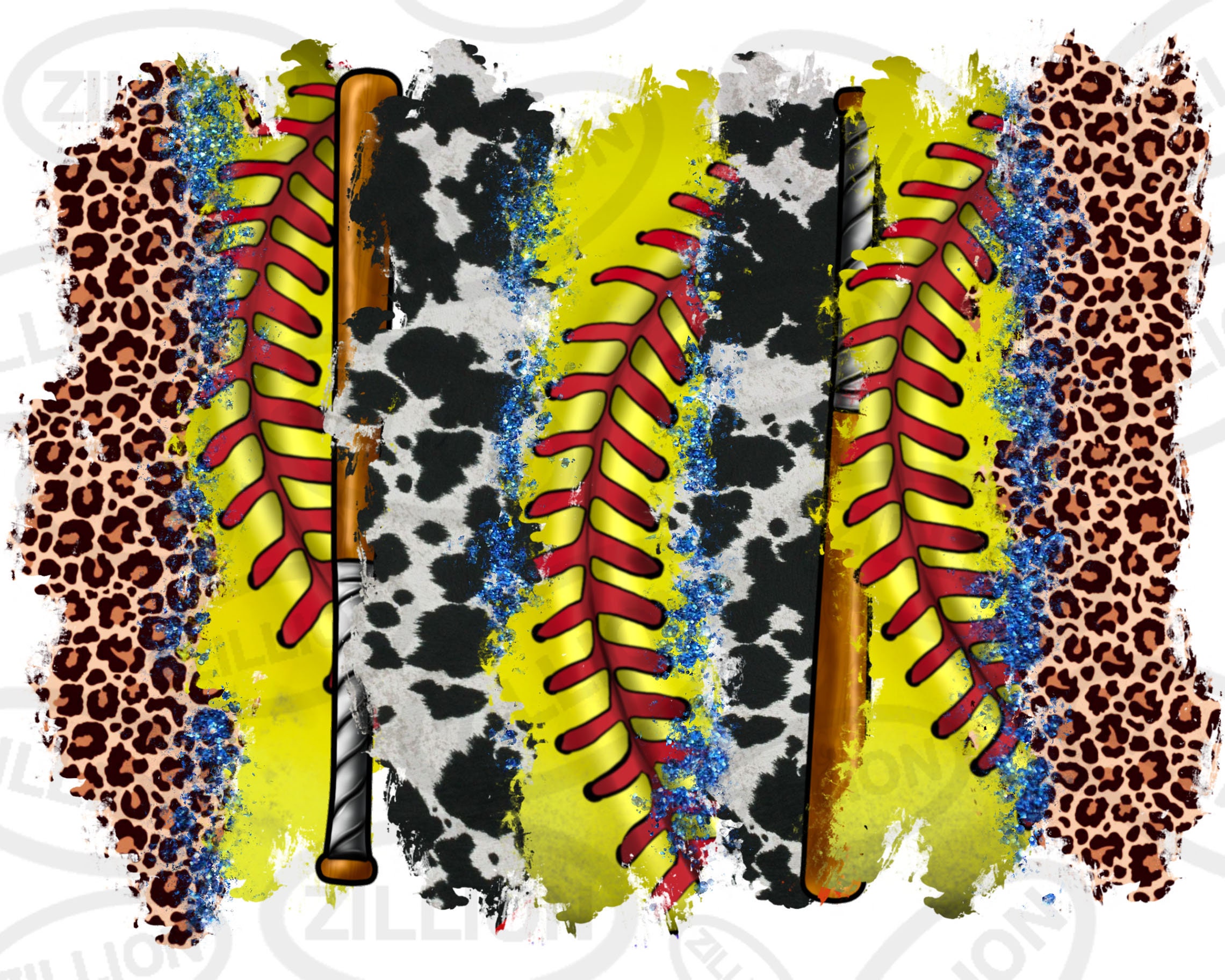 Softball Brushstroke Png Sublimation Design Download, Softball Game Png ...