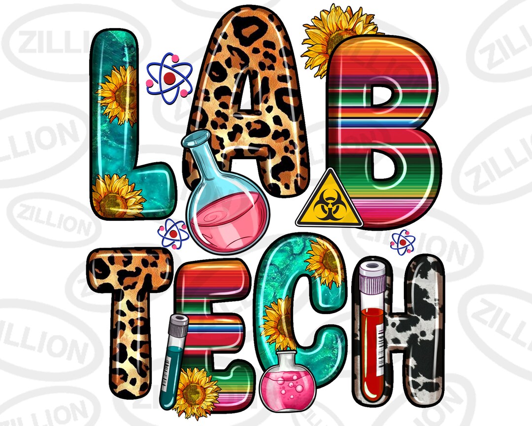 Lab Tech Png Sublimation Design Download, Laboratory Png, Lab ...