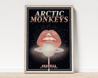 Arctic Monkeys 505 Wall Art Typography Music Poster Home Decor A5 A4 A3 ...