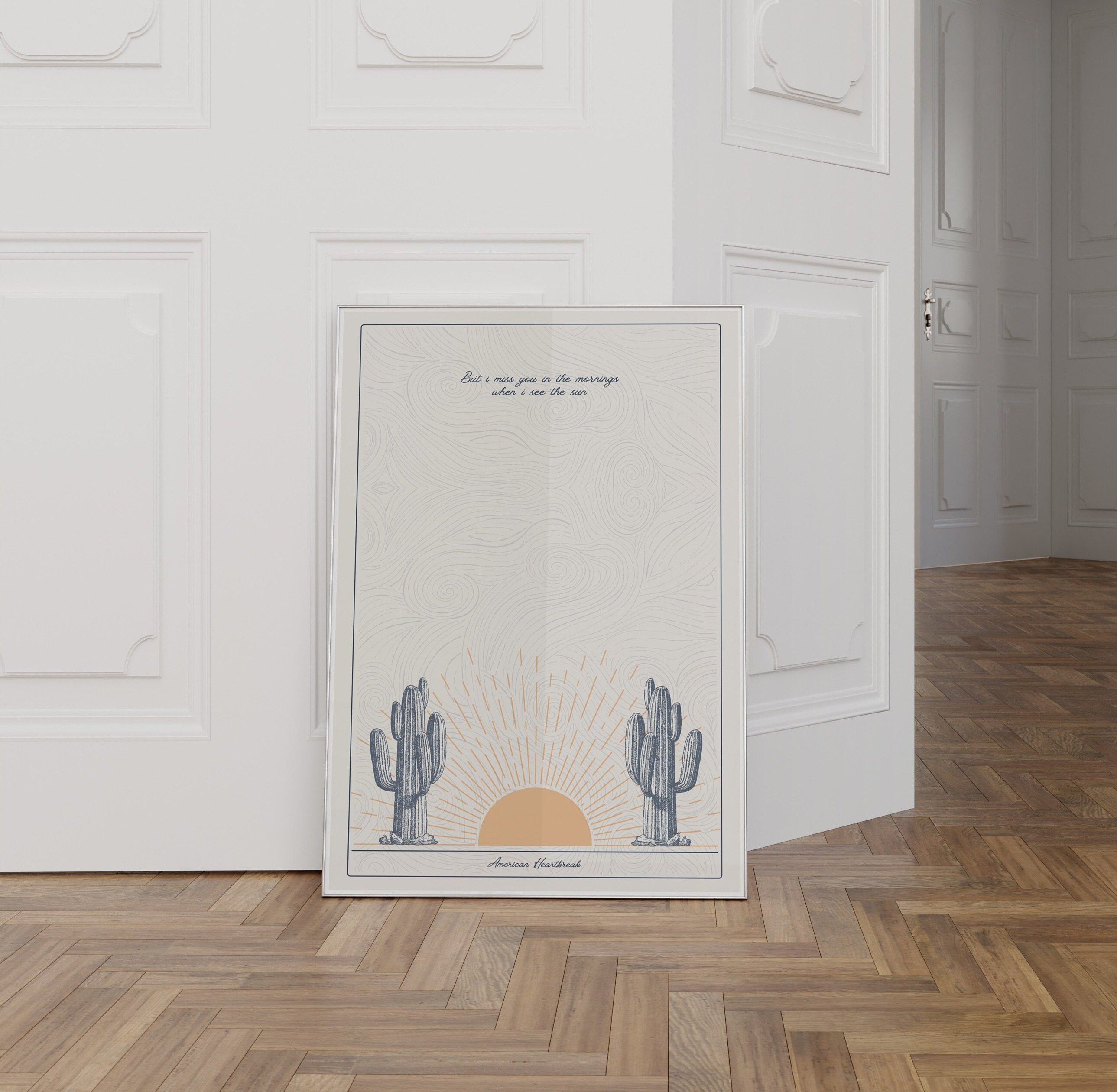 Zach Bryan Poster, Something in the Orange, Country Music, Minimalist ...