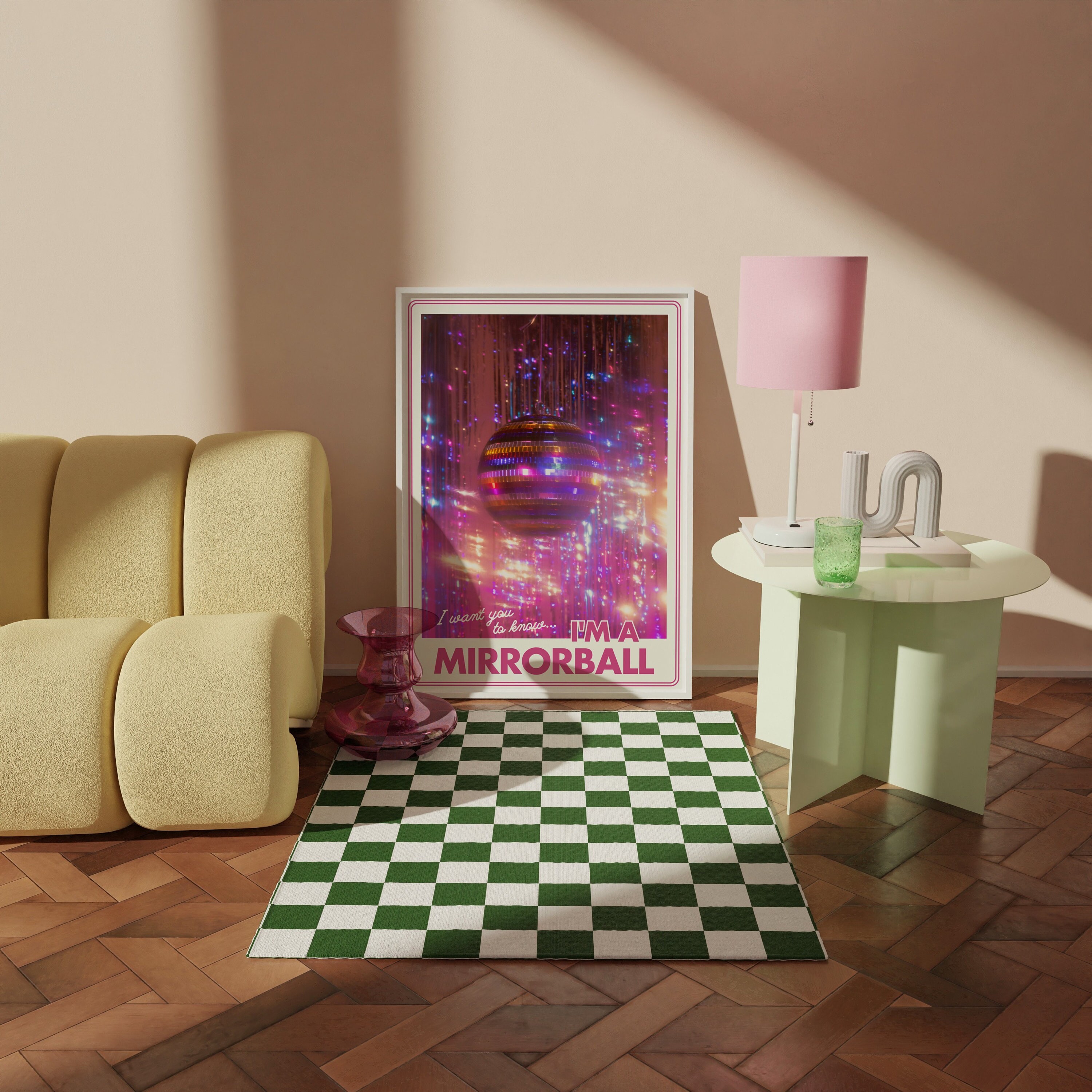 Taylor Swift Mirrorball Poster, Disco Ball Folklore Print, Colourful ...