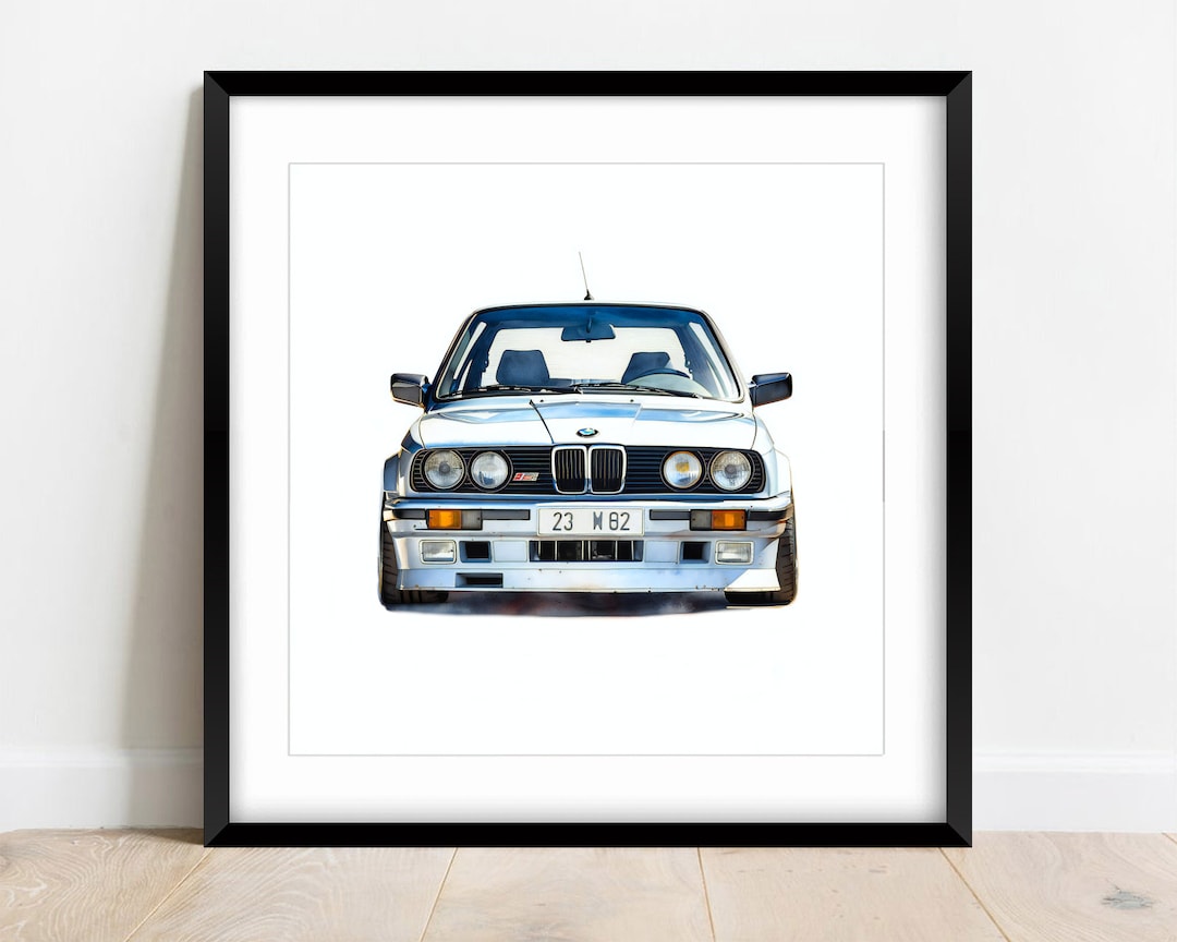 BMW M3 Print BMW M3 Art BMW Poster Home Decor - Etsy