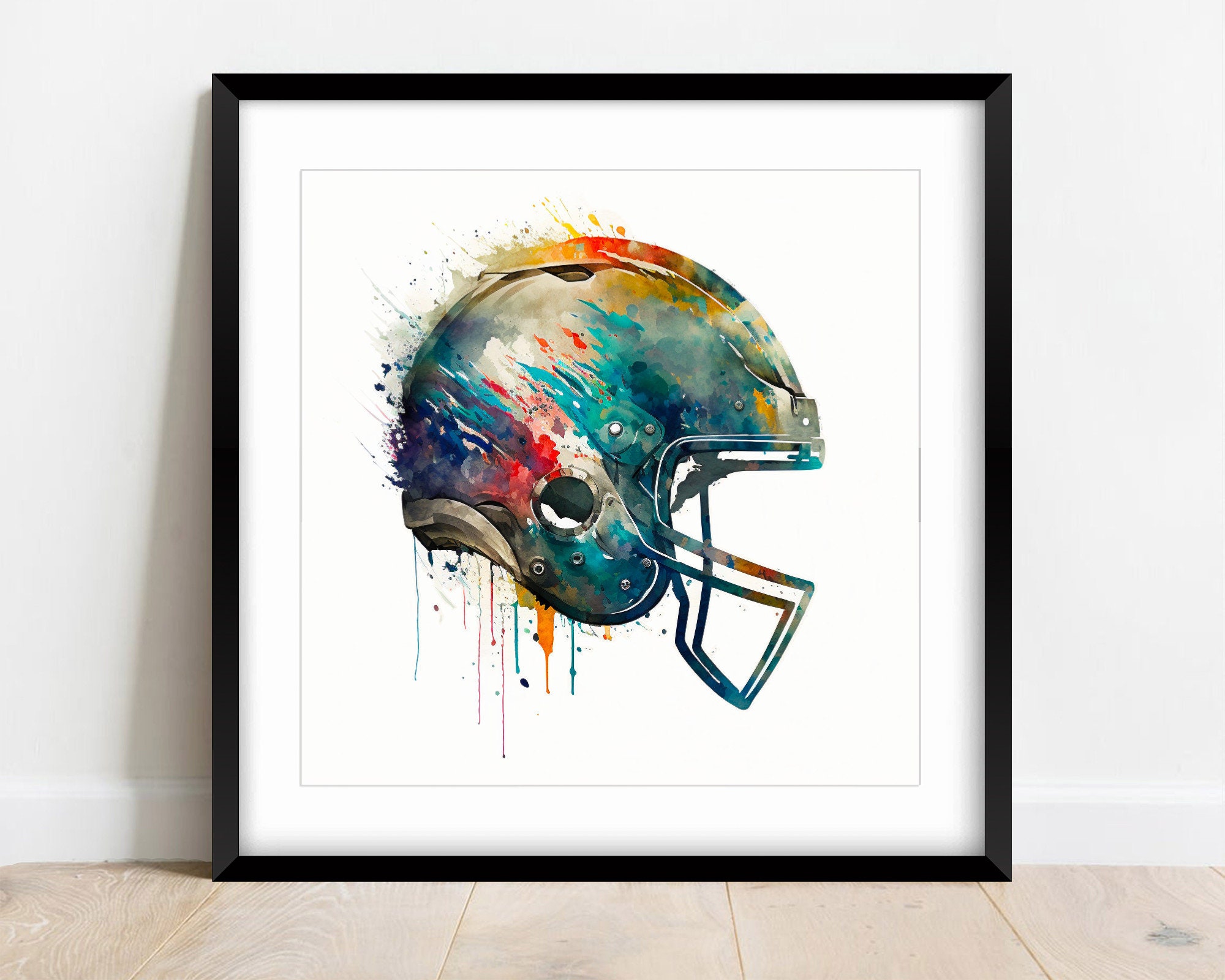 NFL Helmet Poster Prints NFL Wall Art Digital Download, Home Decor - Etsy