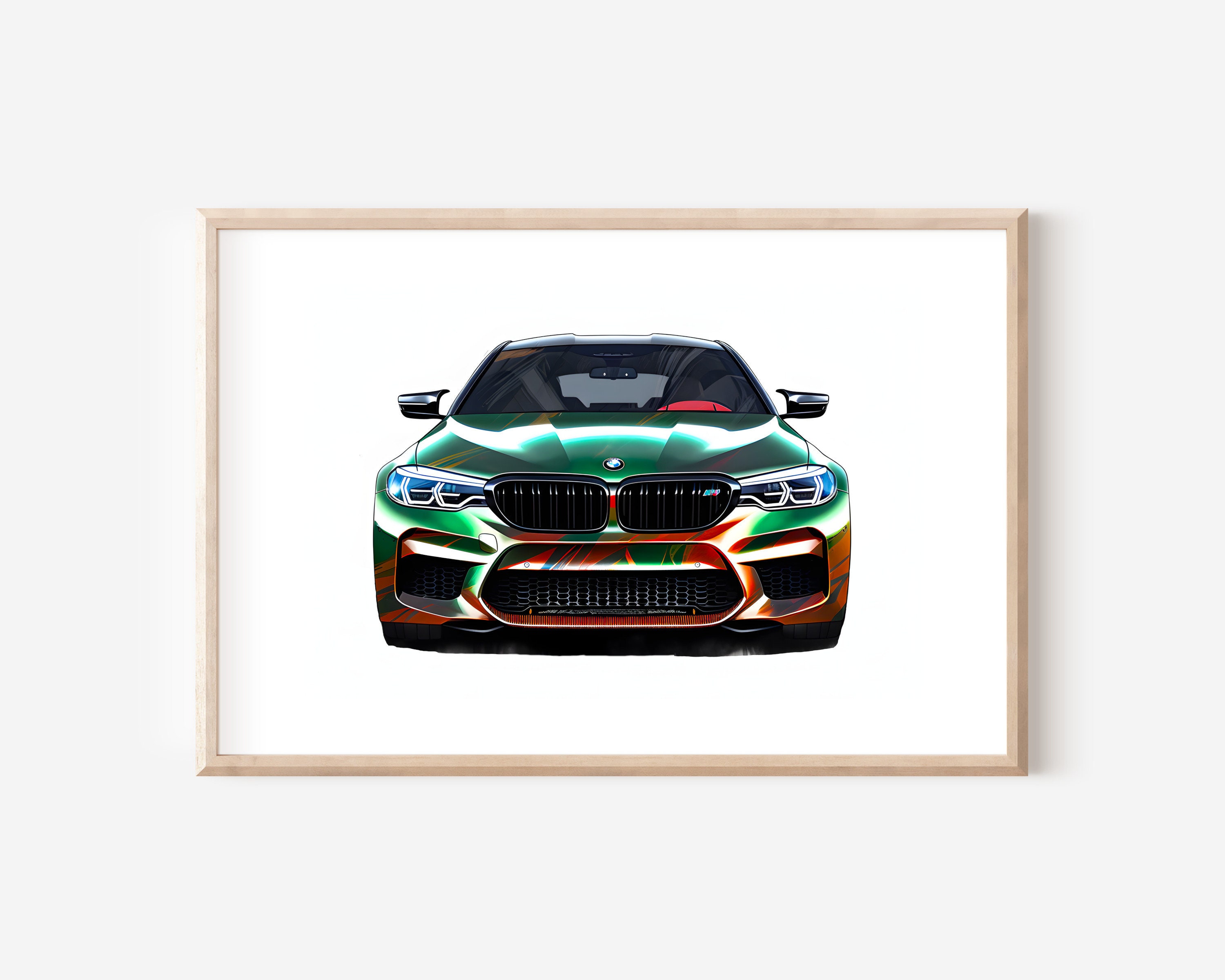 BMW M5 Poster Print BMW Wall Art Digital Download Home Decor - Etsy