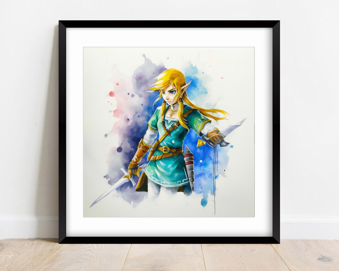 Zelda Wall Art, Nintendo Poster Prints, Digital Download, Home Decor - Etsy
