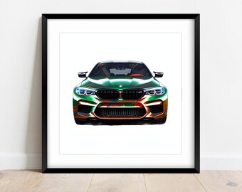BMW M2 Canvas Wall Art Print - Etsy