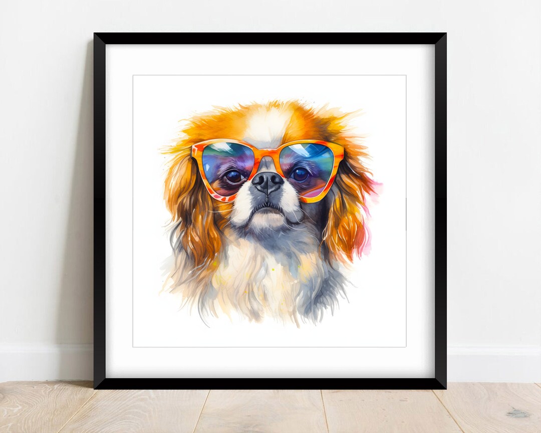 Japanese Chin Print Dog Art Japanese Chin Art Digital Downloads Dog ...