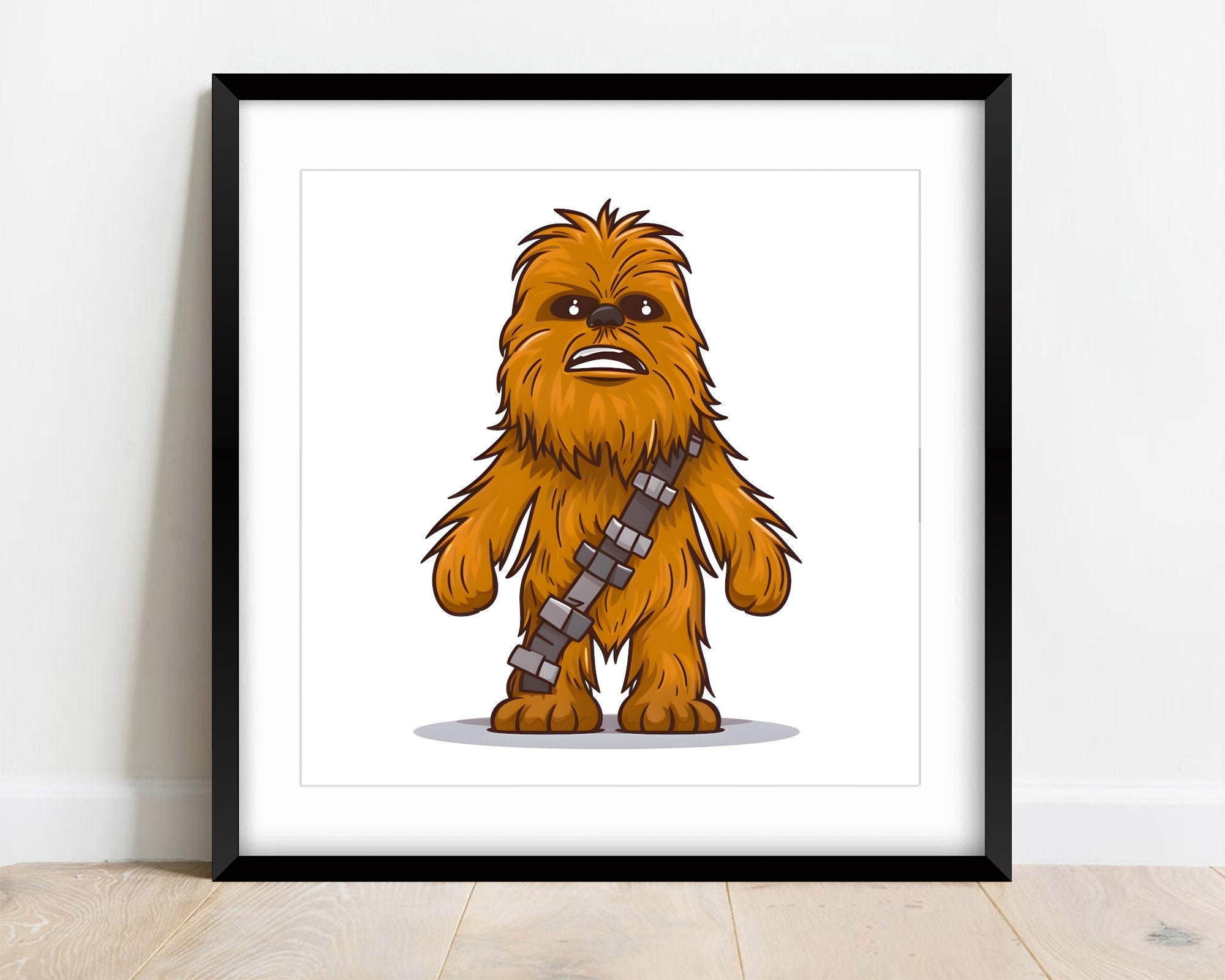 Star Wars Wall Art, Chewbacca Poster Prints, Home Decor, Digital ...