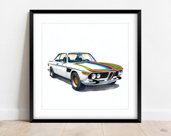 Mercedes Wall Art Mercedes 190e EVO II Poster Prints Digital - Etsy