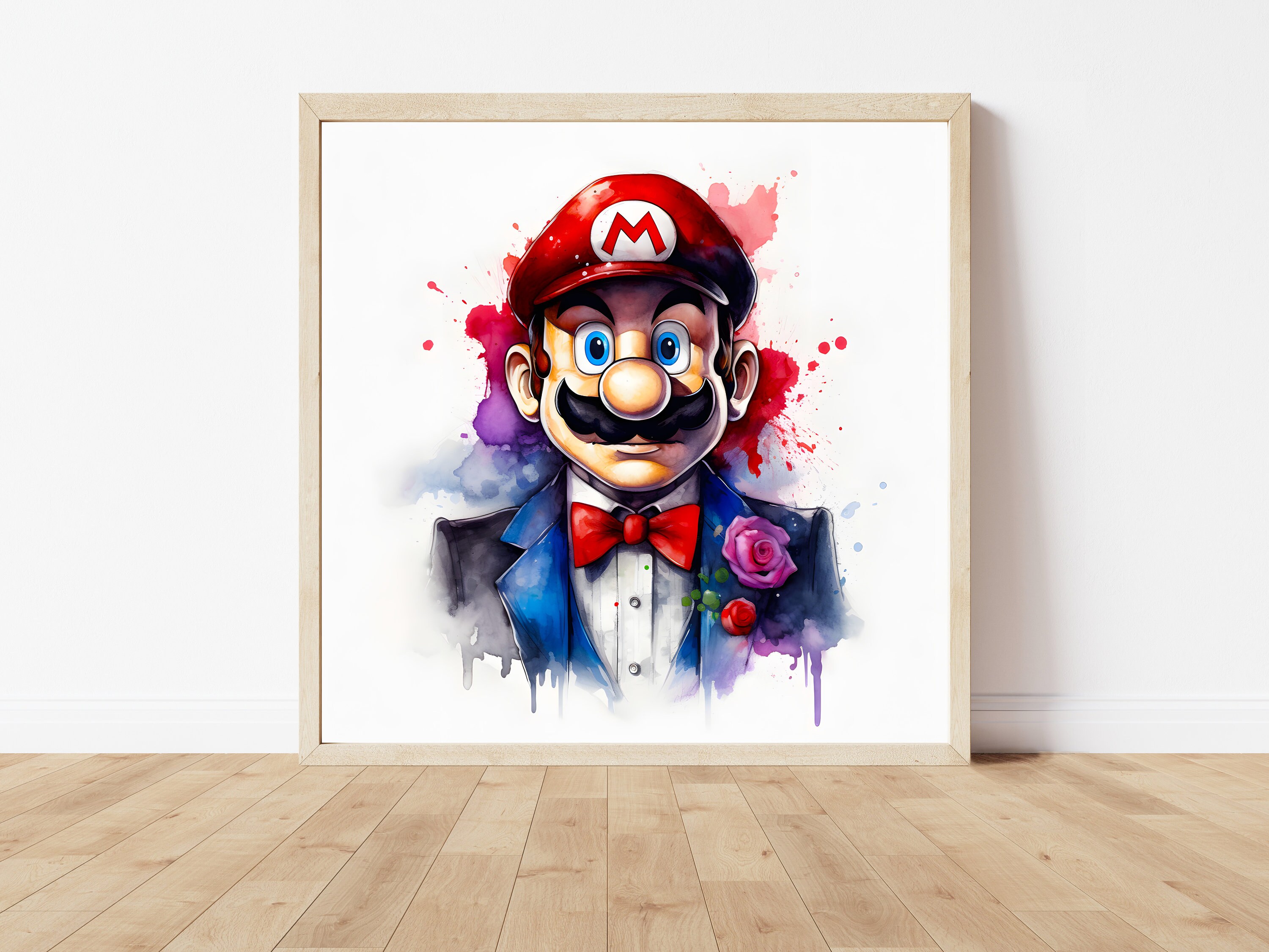 Super Mario Wall Art Mario Poster Prints Super Mario Digital Download ...