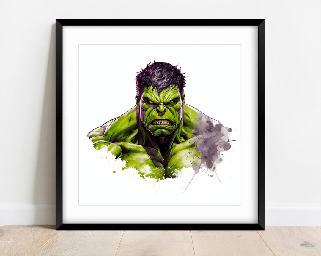 Hulk Wall Art, Avengers Poster Prints, Digital Downloads, Home Decor - Etsy