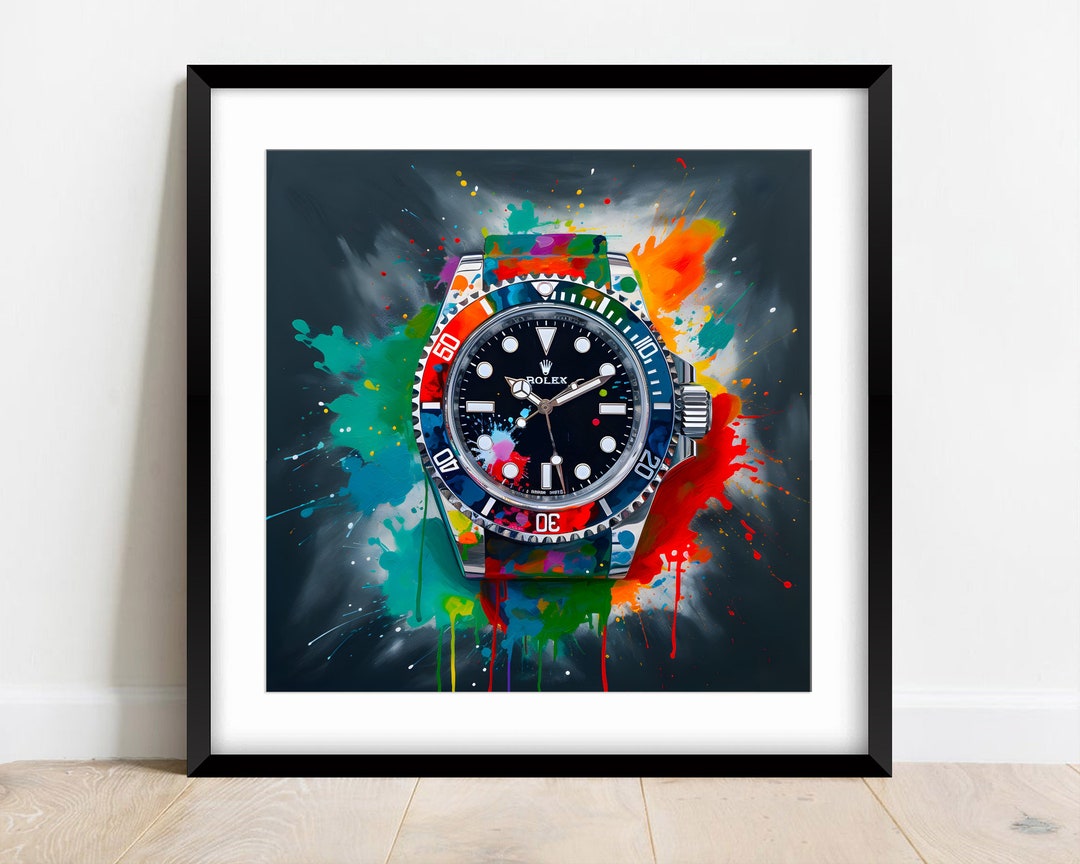 Rolex Watch Wall Art Watch Poster Print Art Rolex Digital Downloads ...