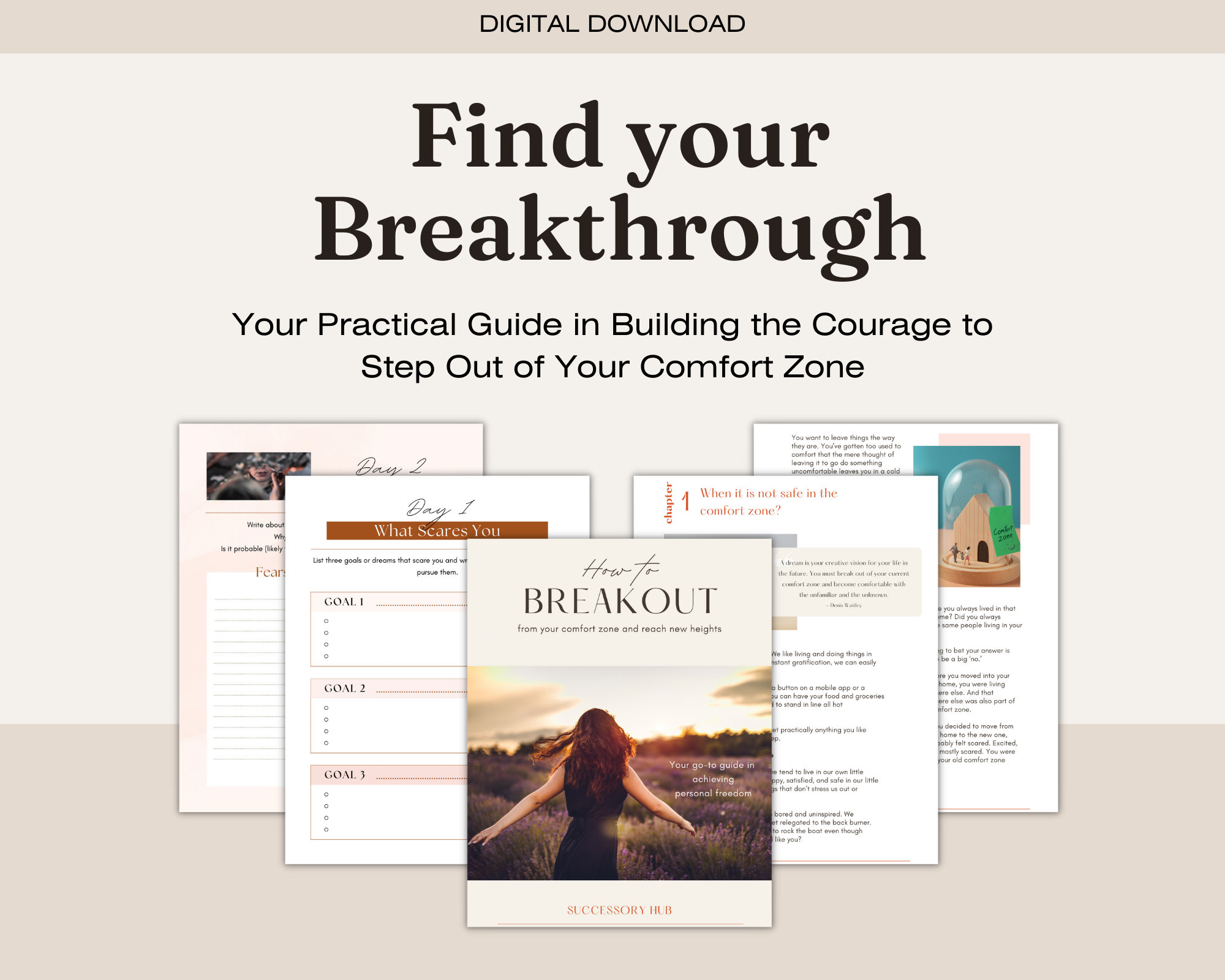 Find Your Breakthrough Printable Workbook Action Guide - Etsy