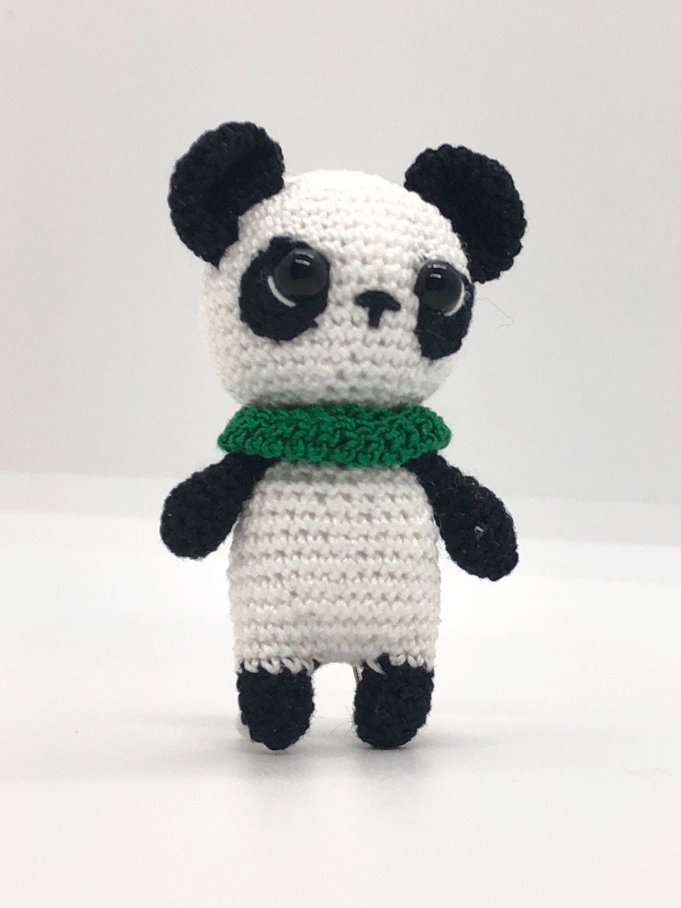Tiny Panda Crochet Pattern PDF, Amigurumi Small Bear Doll Pattern ...